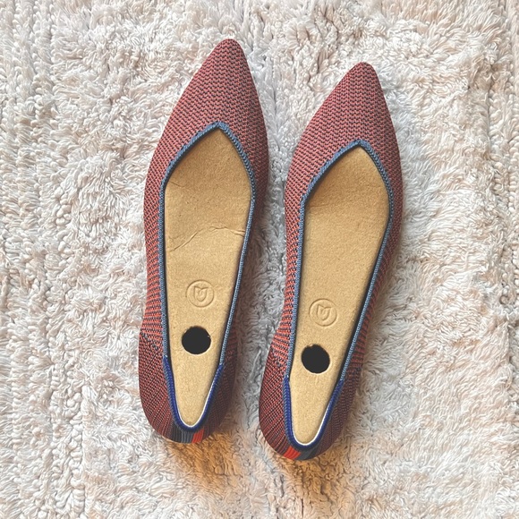 Rothy's | Shoes | Rothys Tangerine Triple Stitch Flats Size 75 | Poshmark